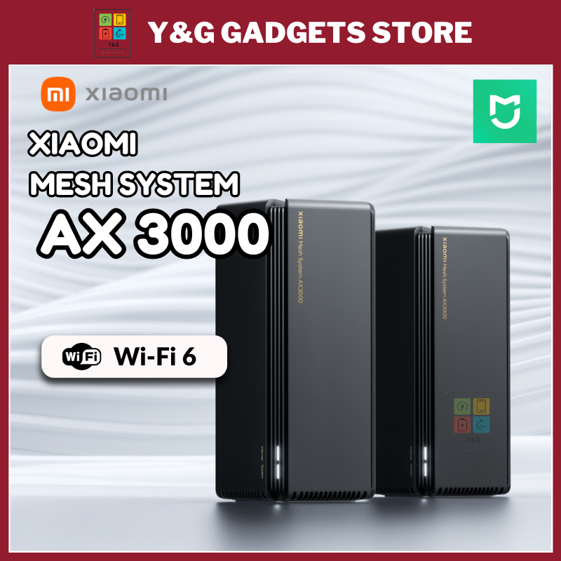 Xiaomi Mesh System AX3000 | Dual Band Wifi 6 | Support Up to 254 Device ...