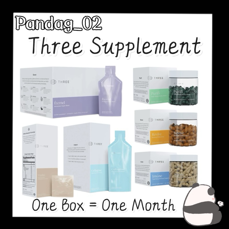 Ready in Malaysia🐼Three Supplement Collagen/Purifi/Immune/Eternel ...