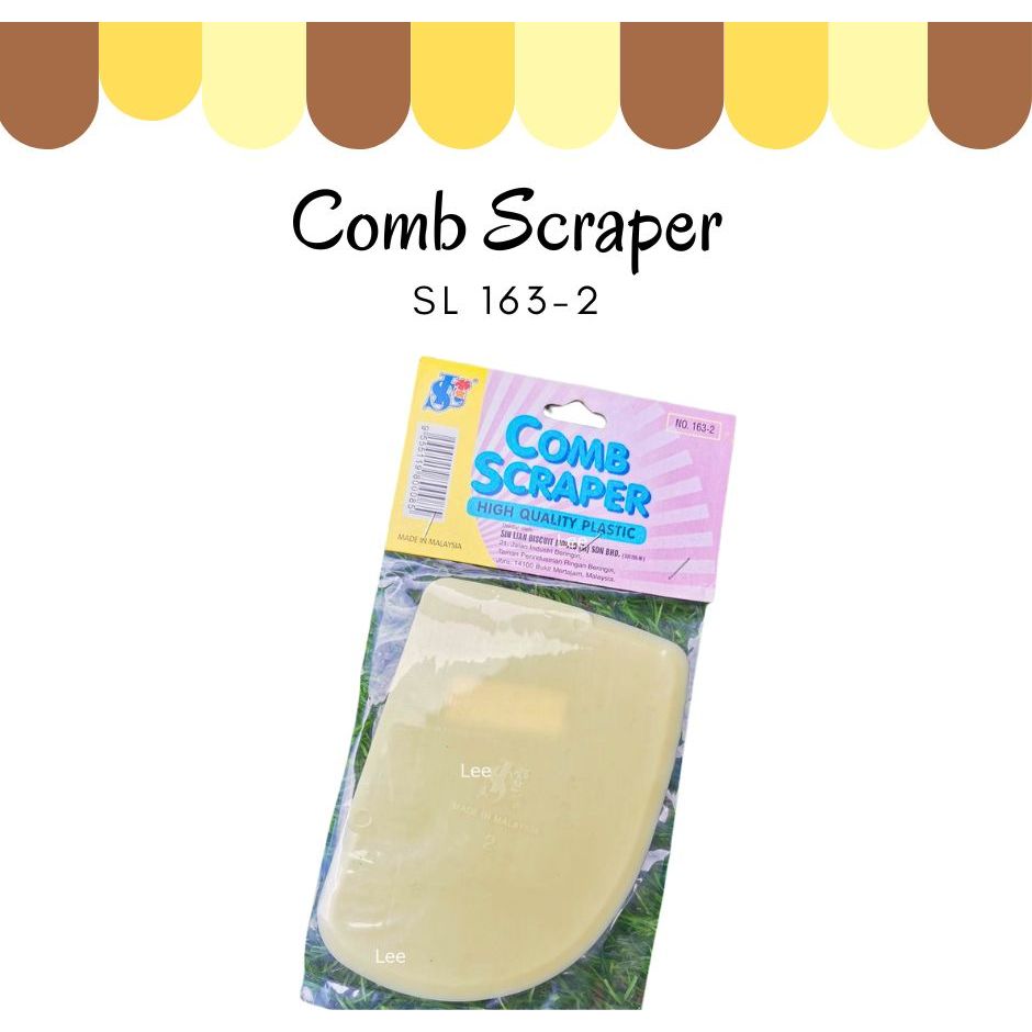Comb Scraper Plastic Cake Knife | Shopee Malaysia