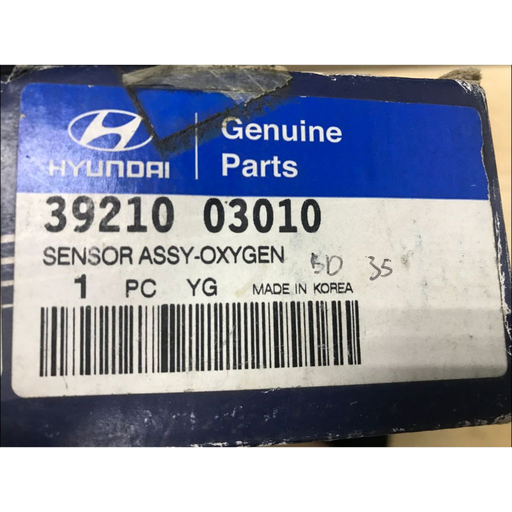 OXYGEN SENSOR LOWER (GENUINE PARTS) HYUNDAI I10 1.25CC > 39210-03010 ...