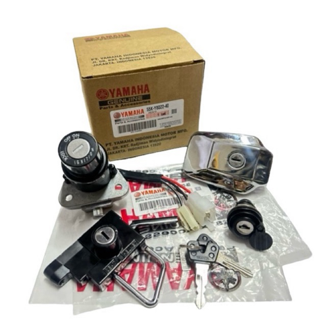 SUIS KUNCI YAMAHA RXZ 55K COMPLETE SET / KUNCI SET LOCK SET SUIS KUNCI ...