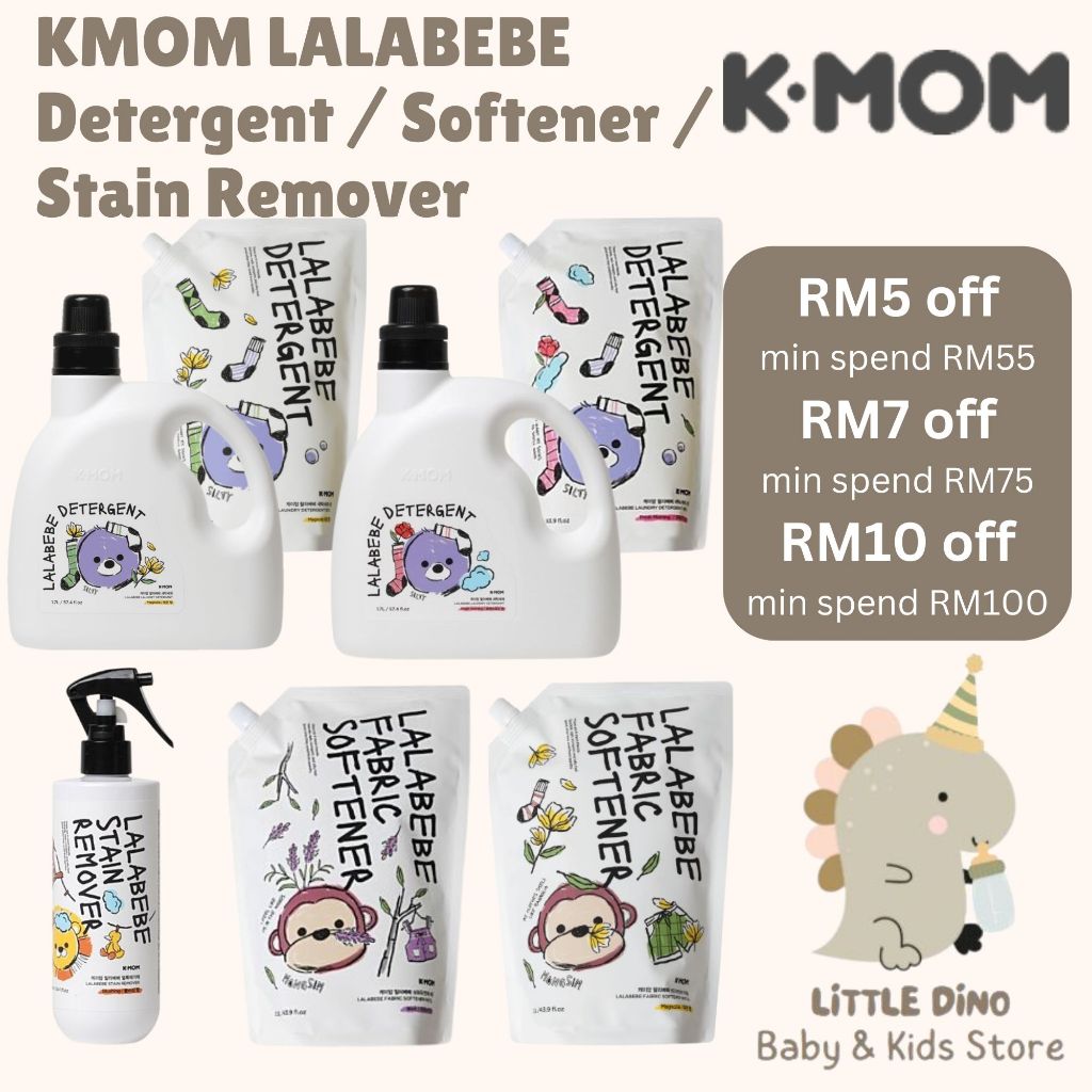 KMOM LALABEBE DETERGENT / SOFTENER / STAIN REMOVER | Shopee Malaysia
