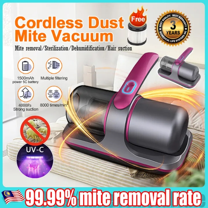 Fast Delivery XIAOMI 🔥20000PA🔥 D07/08 PRO Cordless Dust Mite Vacuum Cleaner Mite Remover For Bed ...