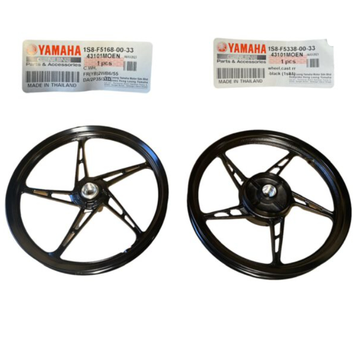 Yamaha LC135 4s Black Sport Rim - 1S8-F5168-00-33 / 1S8-F5338-00-33 ...