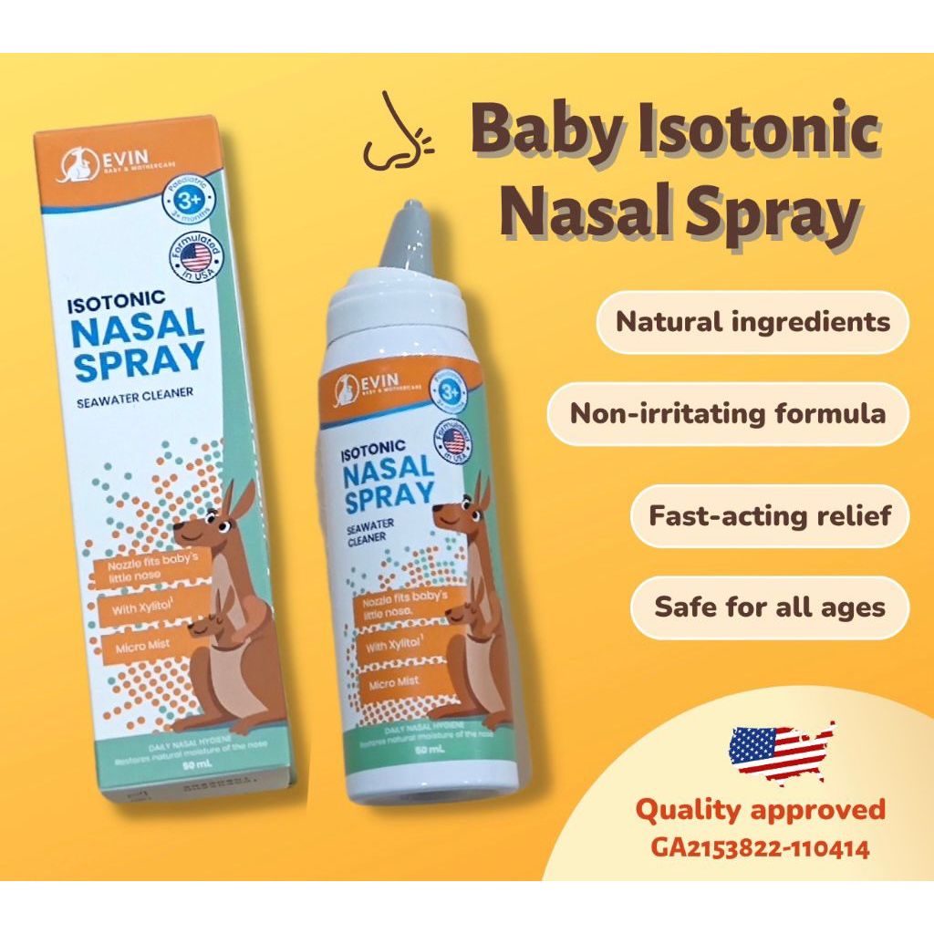 EVIN: ISOTONIC NASAL SPRAY | Shopee Malaysia