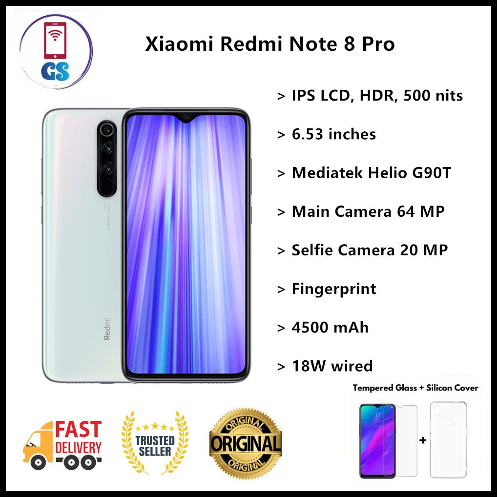 Xiaomi Note 8 Pro / Note 7 Pro - Original Smartphone Free FullSet ...