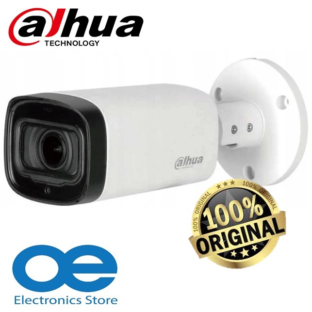 DAHUA HAC-HFW1200R-Z-IRE6 Analog 2MP Motorized 2.7-12mm Vari-Focal Lens HDCVI IR Bullet Camera ...