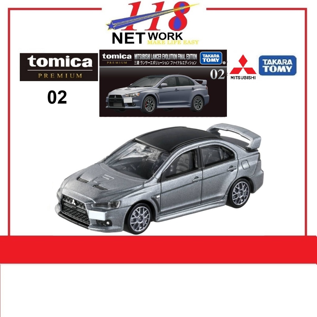 TAKARA TOMY TOMICA Premium 2023 02 Mitsubishi Lancer Evolution Final ...