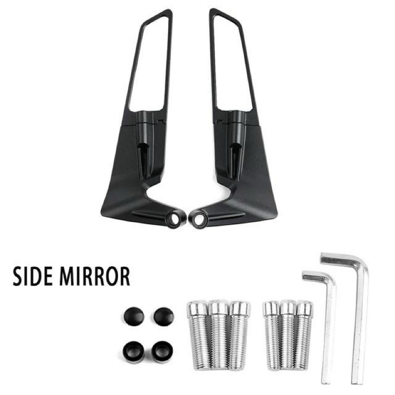 Side Mirror Winglet Y15 Y16 Ex5 LC135 RS150 NVX Rsx Wave Modified ...