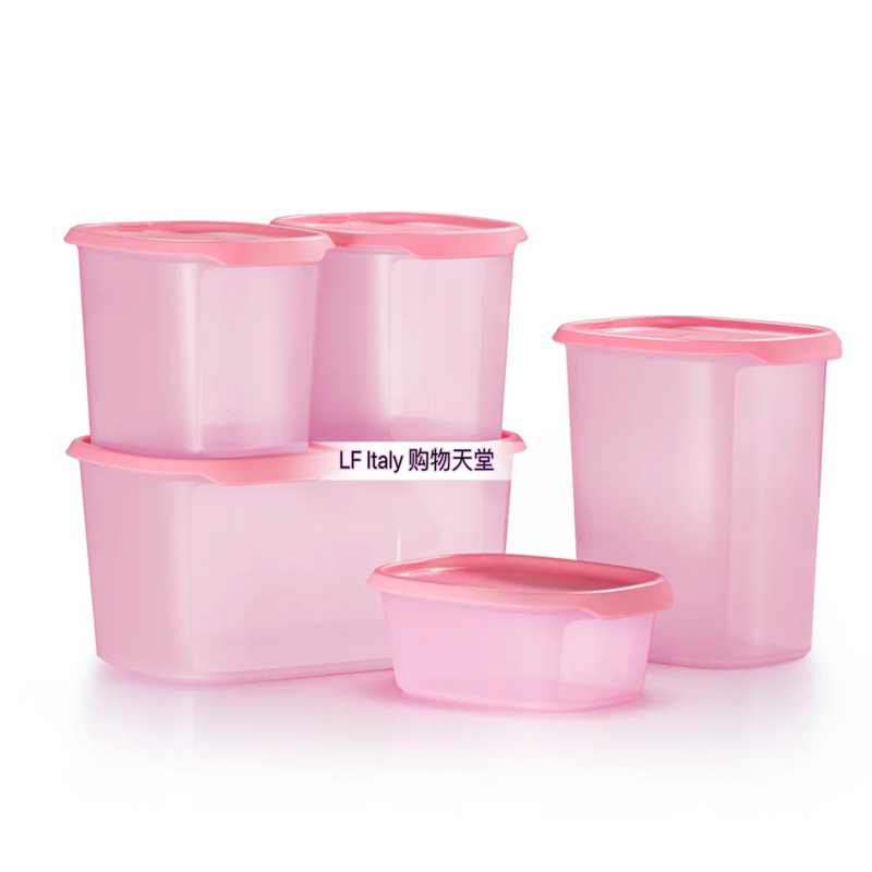 Tupperware One Touch Basic Set 1.1L(2), 2.85L(1), 1.8L(1), 540ml(1), 5pcs/ set | Shopee Malaysia