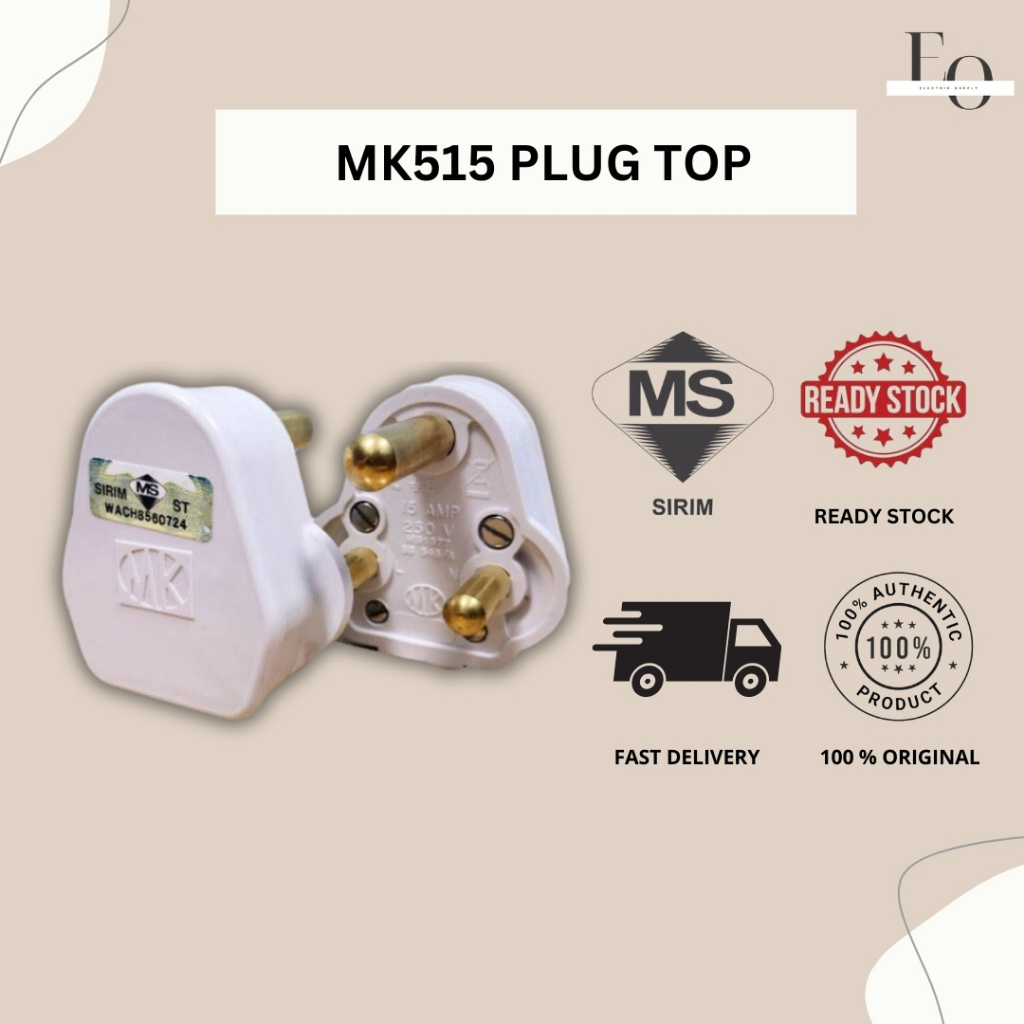 MK HONEYWELL MK515 15A Plug Top 【Heavy Duty】 | Shopee Malaysia