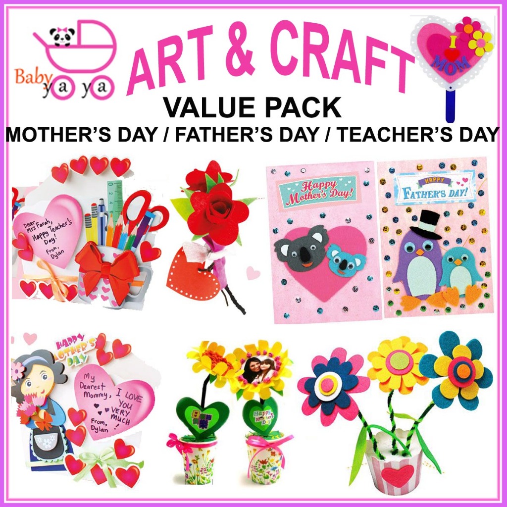 BabyYaya Value Pack Art Craft For Mother's Day / Father's Day / Teacher ...