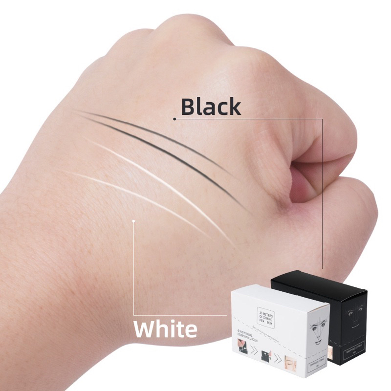 Eyebrow Mapping String Pre-Inked Mapping String Eyebrow Thread Tattoo ...