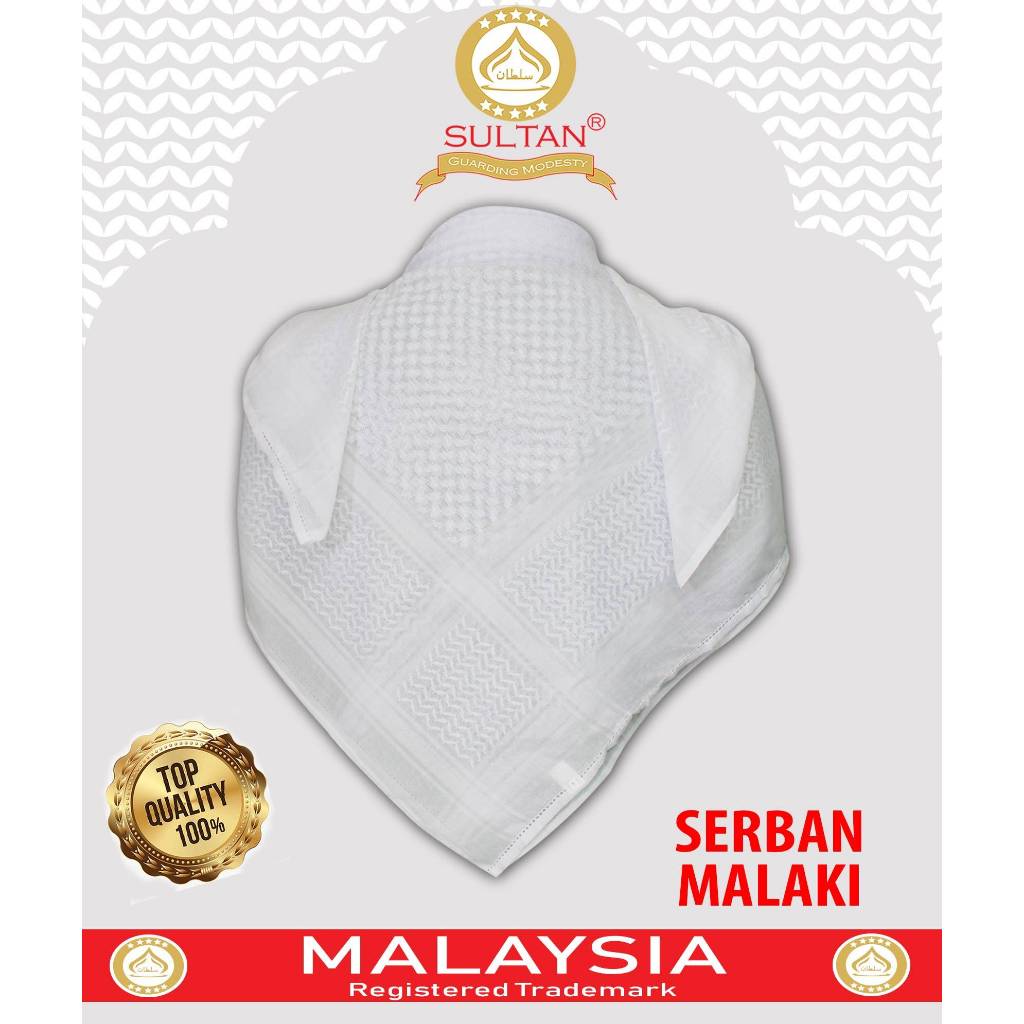 SERBAN MALAKI PUTIH SERBAN VIRAL MURAH SERBAN MADINAH SERBAN BERKUALITI ...
