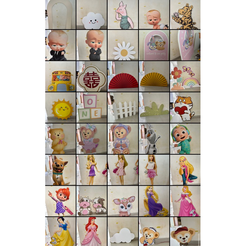 KT Board Standee /cartoon diecut /party decoration/2nd hand second hand ...