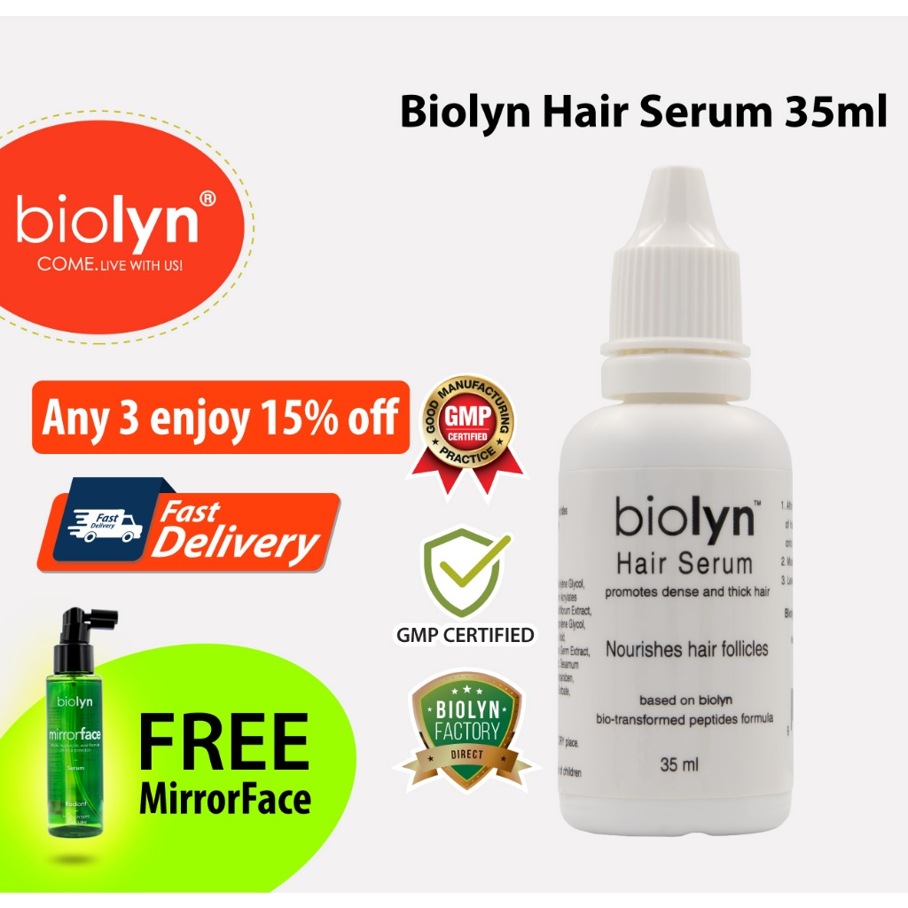 Biolyn Hair Serum 35ml (Stronger and healthier hair) | Shopee Malaysia