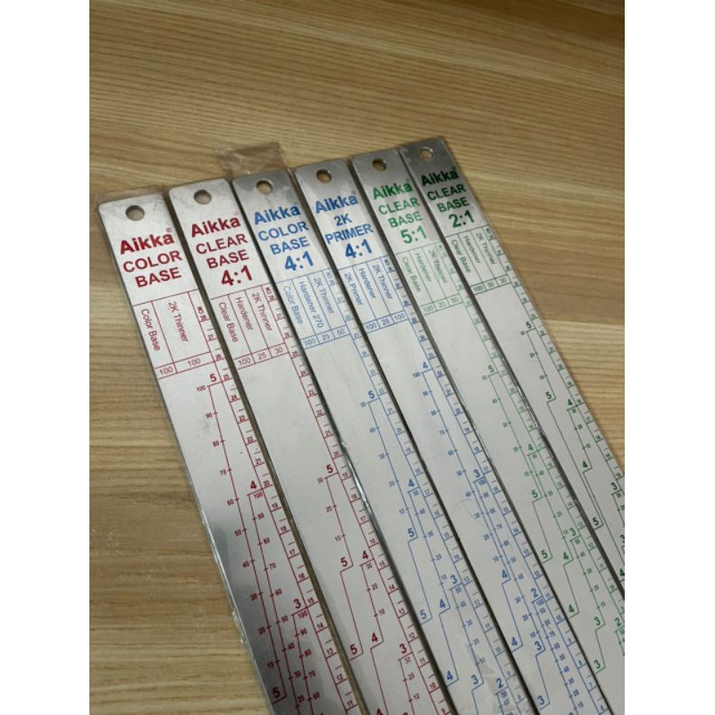 Aikka Paint Mixing Stick / Measuring Ruler ( Pembaris Cat Aikka ...