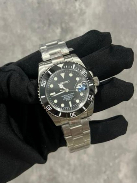 Seiko Mods NH35 Automatic Movement - Submariner Black | Shopee Malaysia