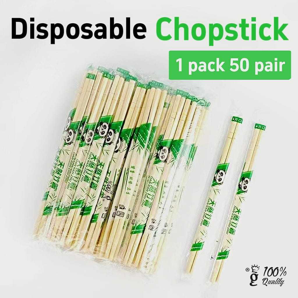 (50pairs) Disposable Chopstick of 𝟒.𝟓𝐦𝐦 / Bamboo Chopstick [一次性免洗筷子 ...