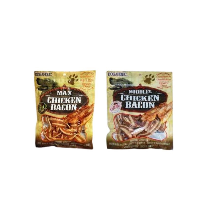 DOGAHOLIC Max Chicken Bacon Smoke/BBQ Dog Snack 120G | Shopee Malaysia
