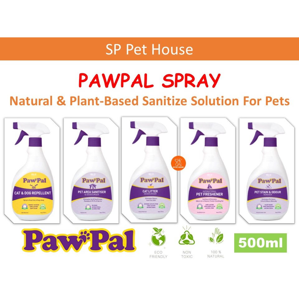 PawPal Cat Litter Deodouriser / Pet Area Sanitiser & Deordouriser ...