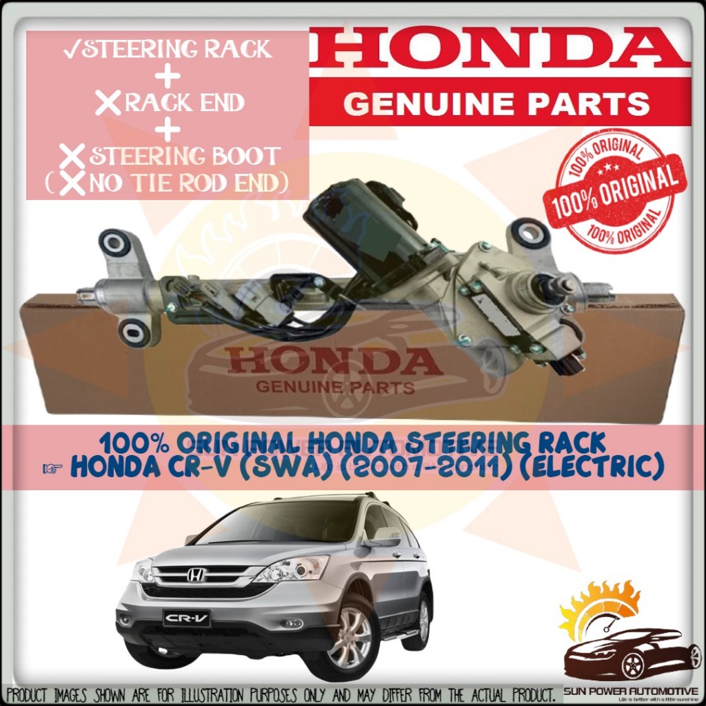 Honda Crv CR-V SWA (2007-2011) ORIGINAL HONDA Power Steering Gear Rack ...