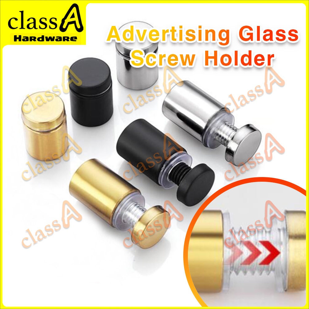 ClassAHW Advertising Signboard Screw Holder Stainless Steel Glass ...