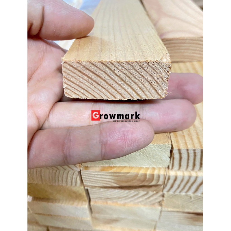 New Pine Wood, Kayu Pine, Bundle offer, Douglas Fir, 1”x2” | Shopee ...