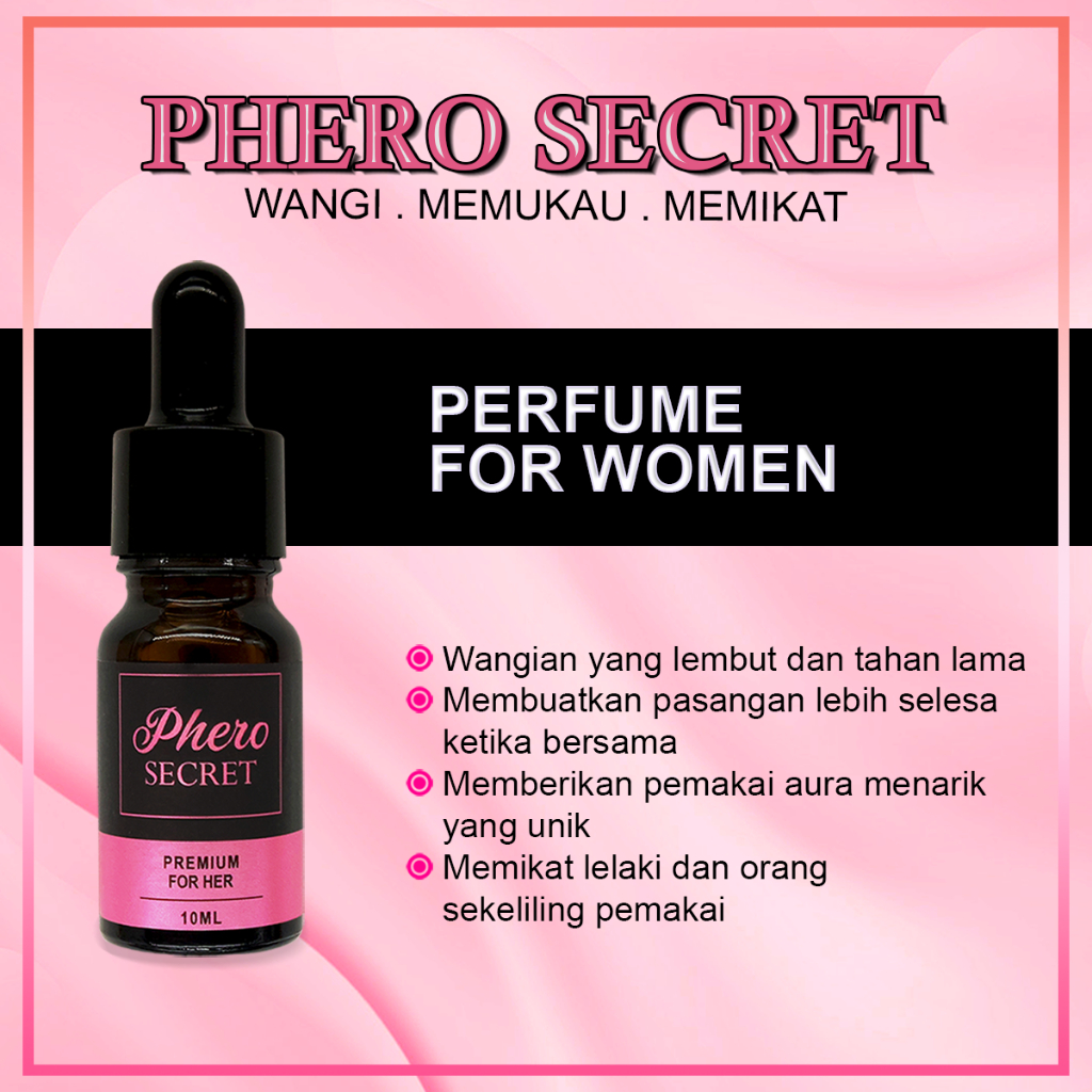 Phero Secret Perfume For Women Minyak Wangi Wanita Perempuan Parfum ...