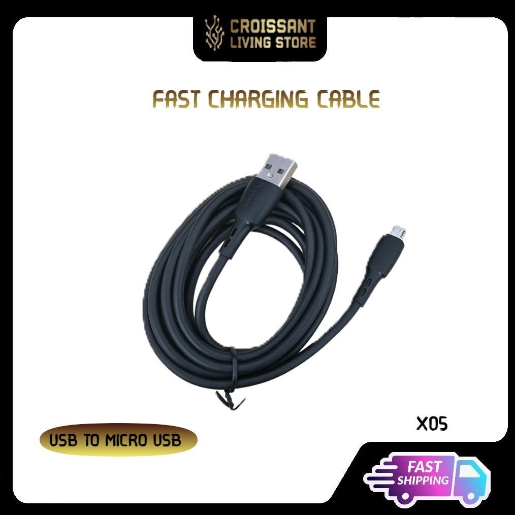 CROISSANT LIVING STORE VIPFAN X05 FAST CHARGING CABLE USB TO MICRO USB ...