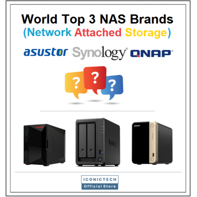 Asustor AS5402T 2 Bay NAS Storage, Quad-Core 2.0GHz CPU, 4xM.2 NVMe SSD ...