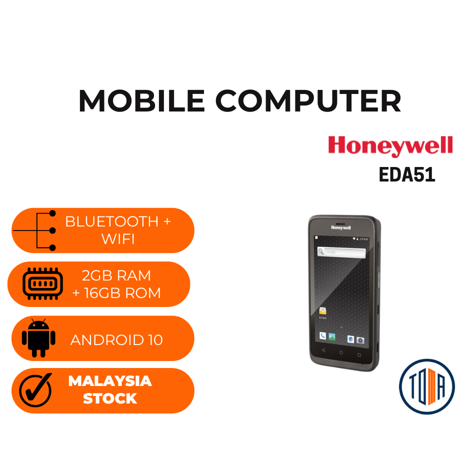 Honeywell Scanpal EDA51 Handheld Mobile Computer 2+16GB Android 10 Wifi ...