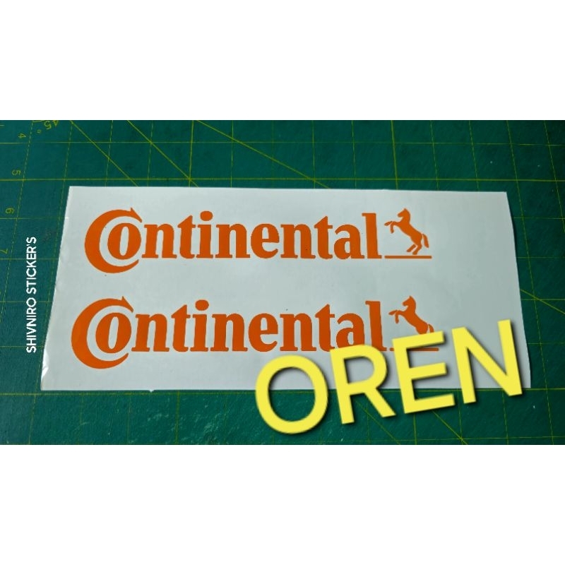 CONTINENTAL LOGO, STICKER CERMIN,STICKER KERETA,STICKER LORI.STICKER ...