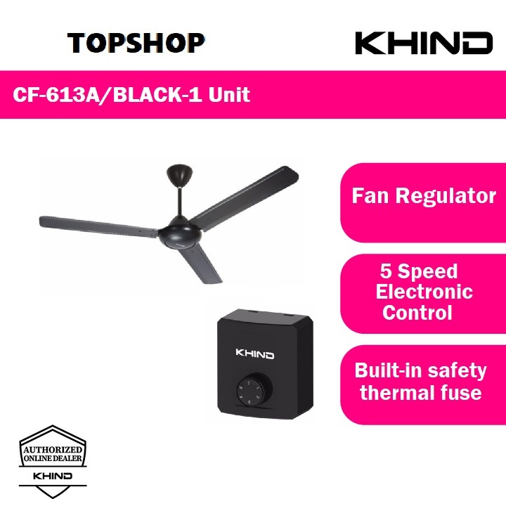 Khind Mistral CF618 CF613A /BLACK/CF625 WHITE MCF60LE WHITE&BLACK 5 ...