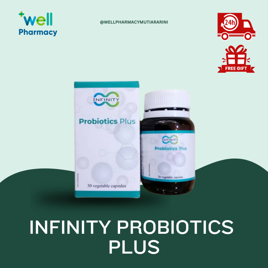 INFINITY PROBIOTICS PLUS 30S (100% ORIGINAL PHARMACY STOCK) | Shopee ...
