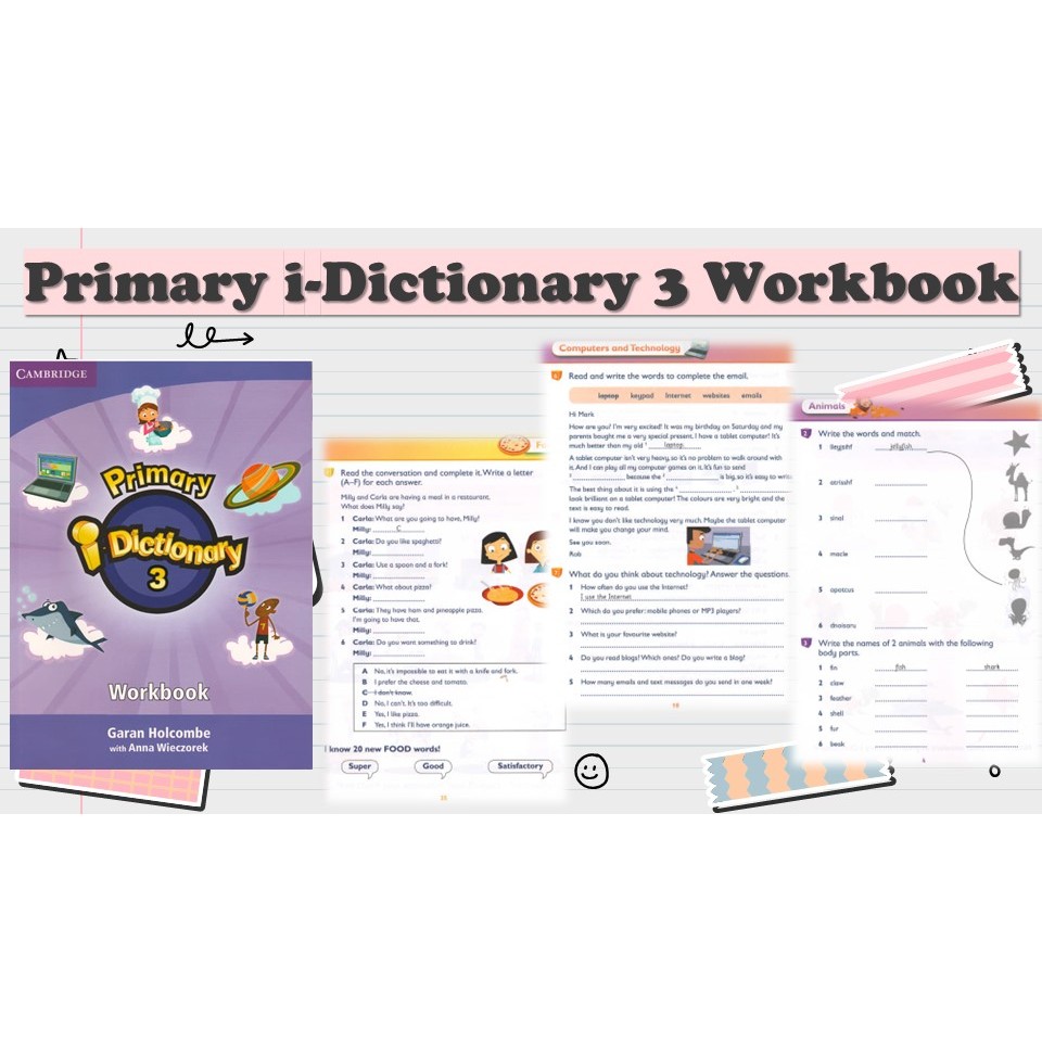 [PRE324] 90 pages Primary i-Dictionary 3 Workbook Worksheet for Pre ...