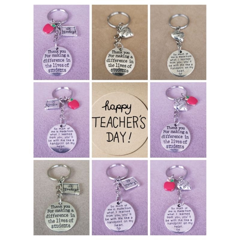 Teacher's day keychain | Shopee Malaysia