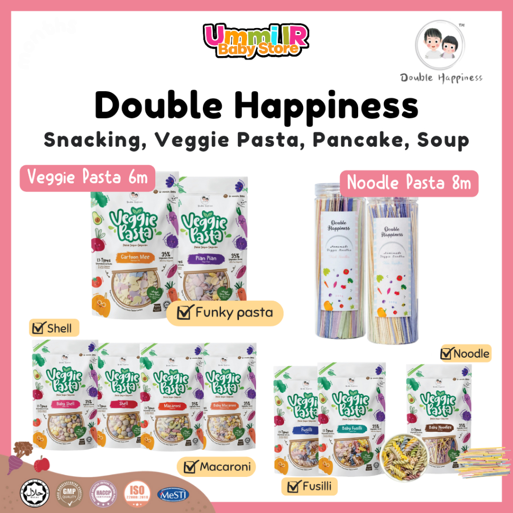 Double happiness Baby Food - Pasta Veggie & Soup for 6 Month Ready ...