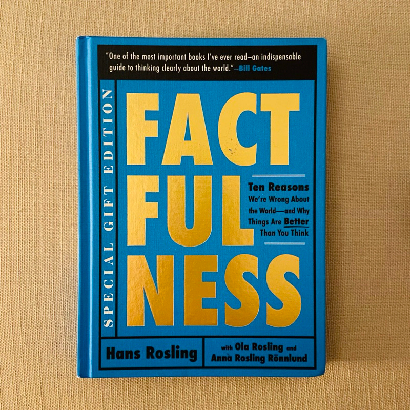 Factfulness Special Edition by Hans Rosling Secondhand book / Preloved ...