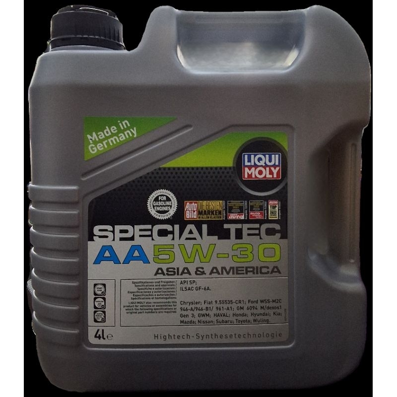 Liqui Moly FULLY SYNTHETIC Special TEC AA 5W-30 (4L) | Shopee Malaysia