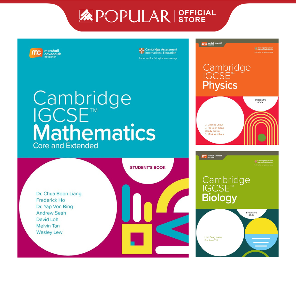 MARSHALL CAVENDISH Cambridge IGCSE™ Physics/Chemistry/Biology ...
