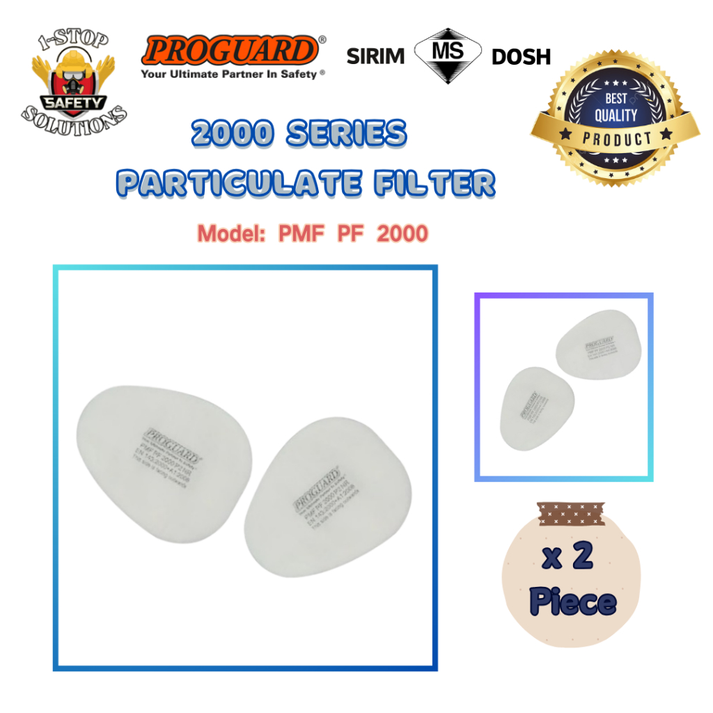Proguard 2000 Series Particulate Filter for PHM2000 Half Face Mask ...