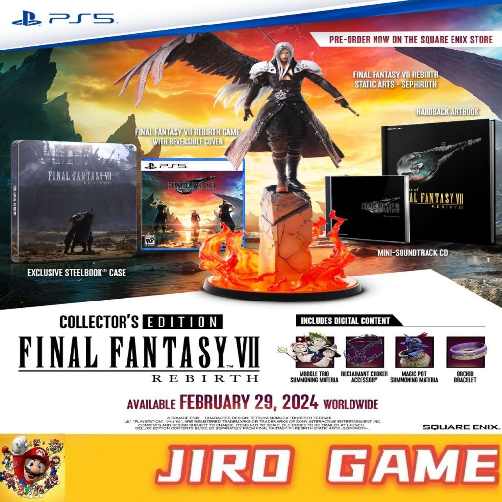 PS5 Final Fantasy VII Rebirth Collector Edition Eng Version | Shopee Malaysia