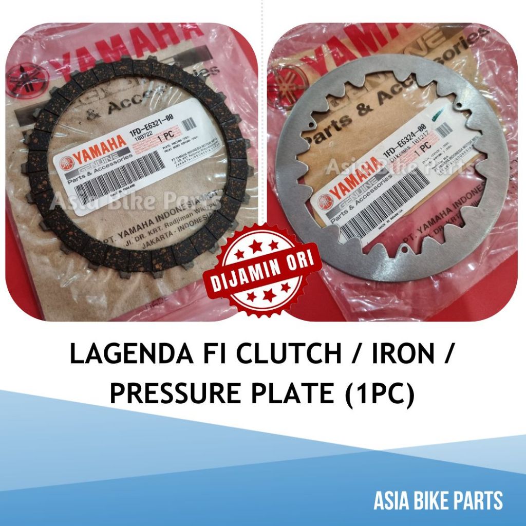 Yamaha Original Lagenda FI Friction Iron Pressure Plate / Clutch Plate ...