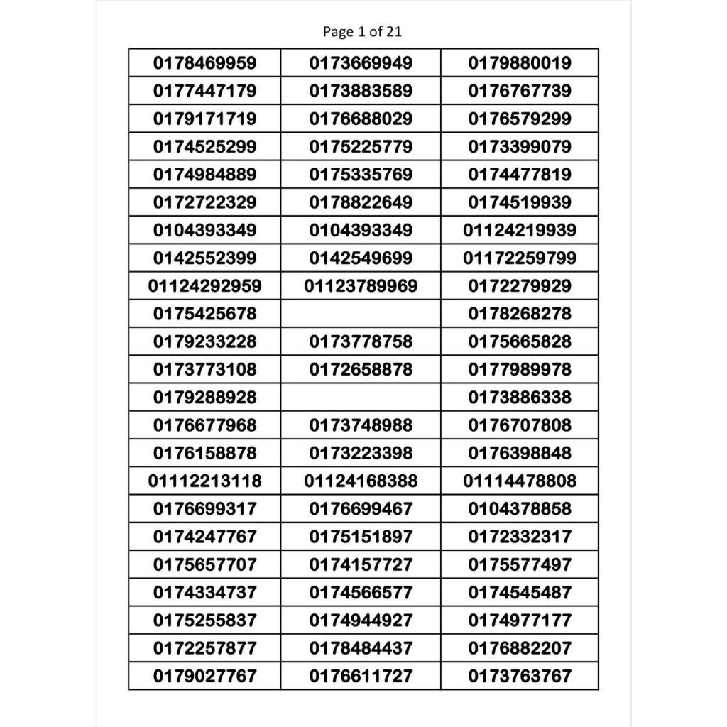 Prepaid VIP Special Number Sim Card 230 (1) | Shopee Malaysia