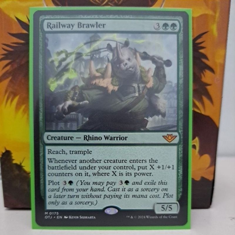 MTG Railway Brawler (OTJ)(Mythic) | Shopee Malaysia