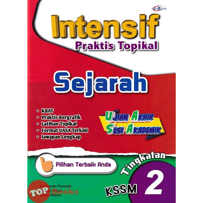[topbooks Cemerlang] Intensif Praktis Topikal Uasa Sejarah Tingkatan 2