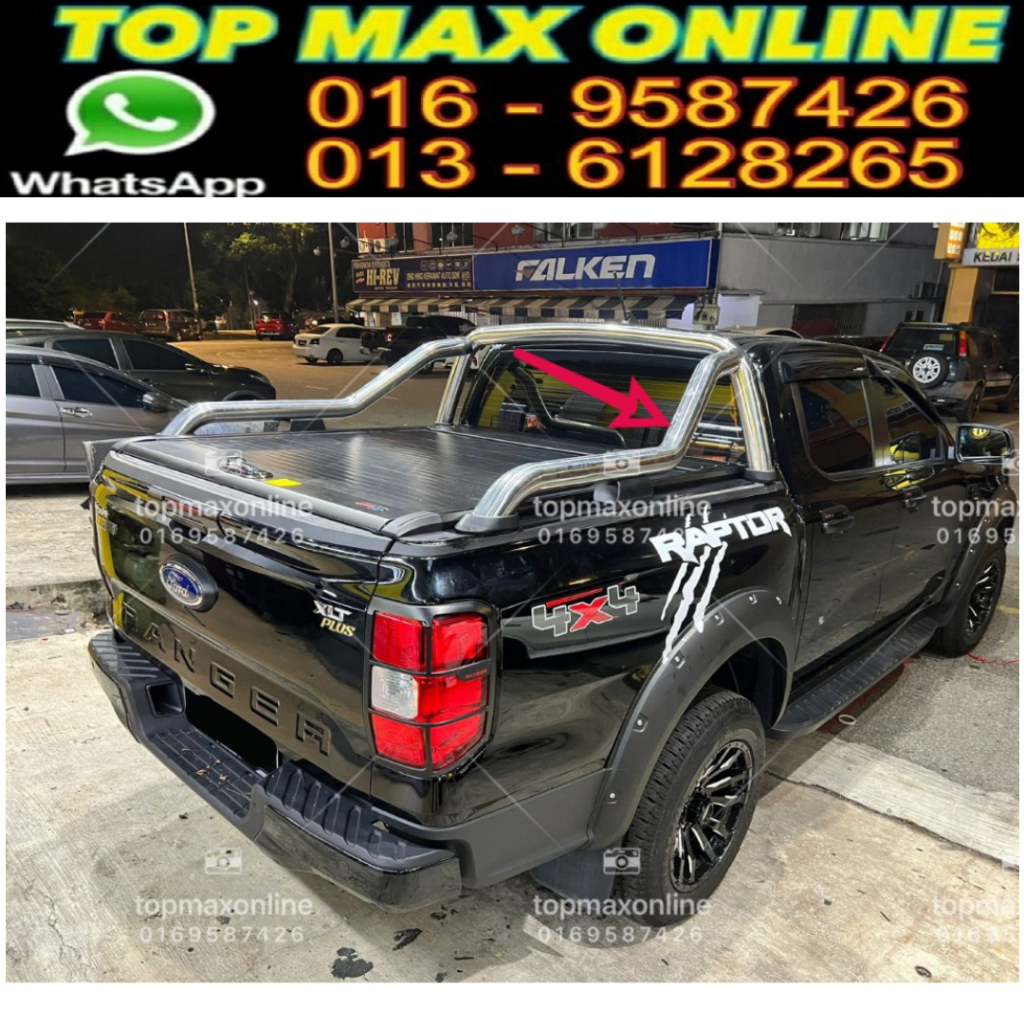 Original Ford Ranger T9 XLT Plus Roll Bar (SILVER) USED | Shopee Malaysia