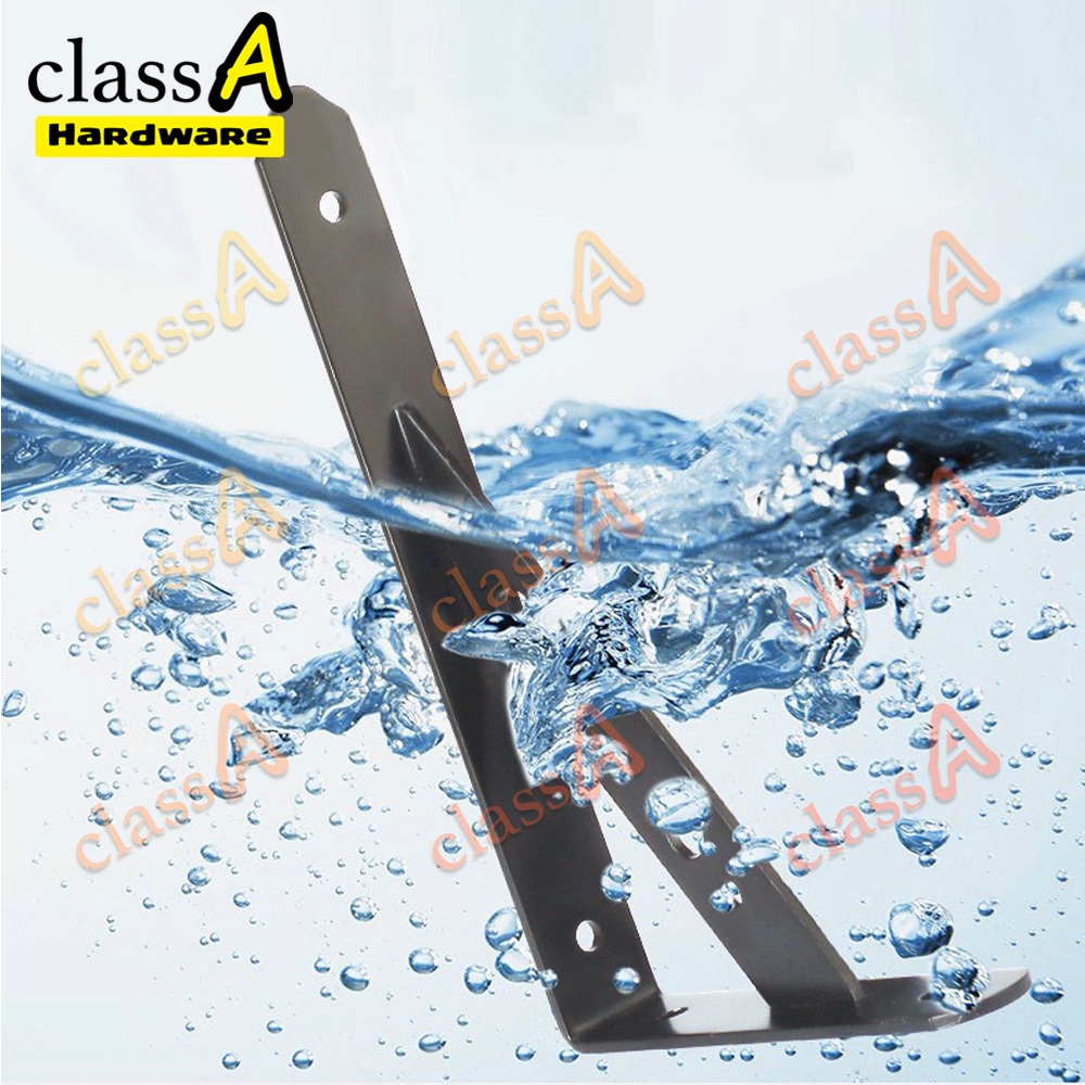 ClassAHW Stainless Steel L Bracket L-Shaped Shelf Support L Bracket Rak ...