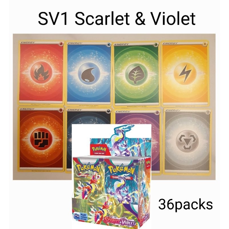 (Live Rip) SV1 Scarlet & Violet Energy Battle 36packs (1 booster box ...